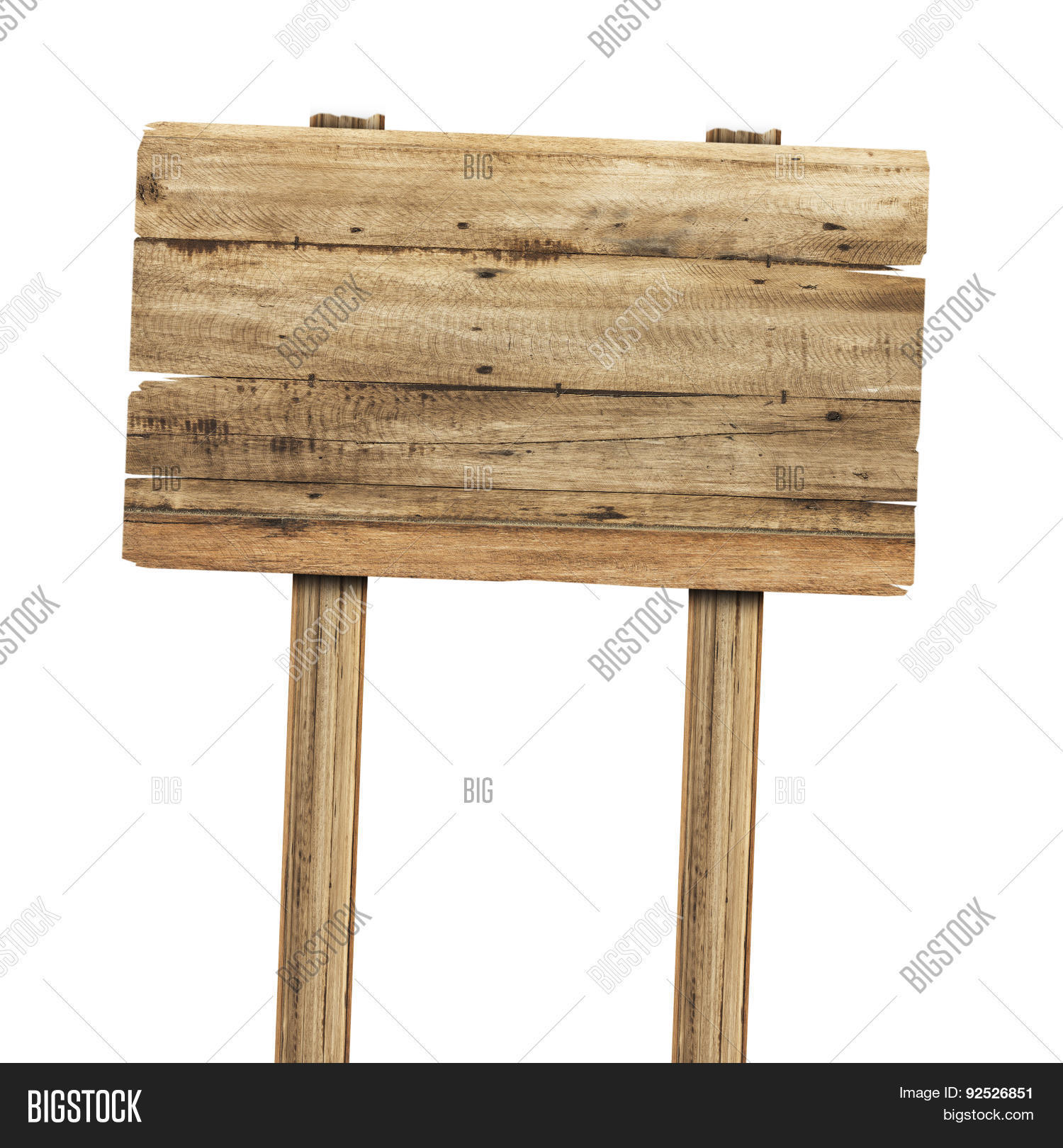 Wooden Sign Isolated Image & Photo (Free Trial) | Bigstock