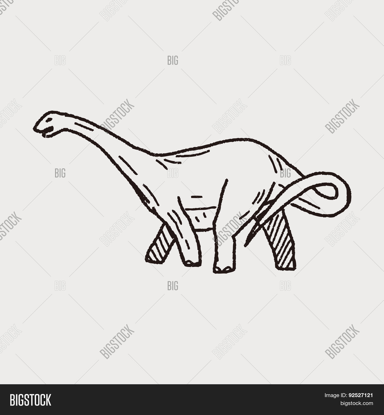 Brontosaurus Dinosaur Vector & Photo (Free Trial) | Bigstock