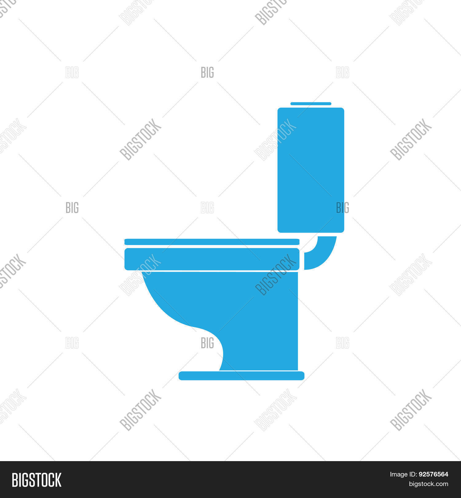 Vector Toilet Symbol Vector & Photo (Free Trial) | Bigstock