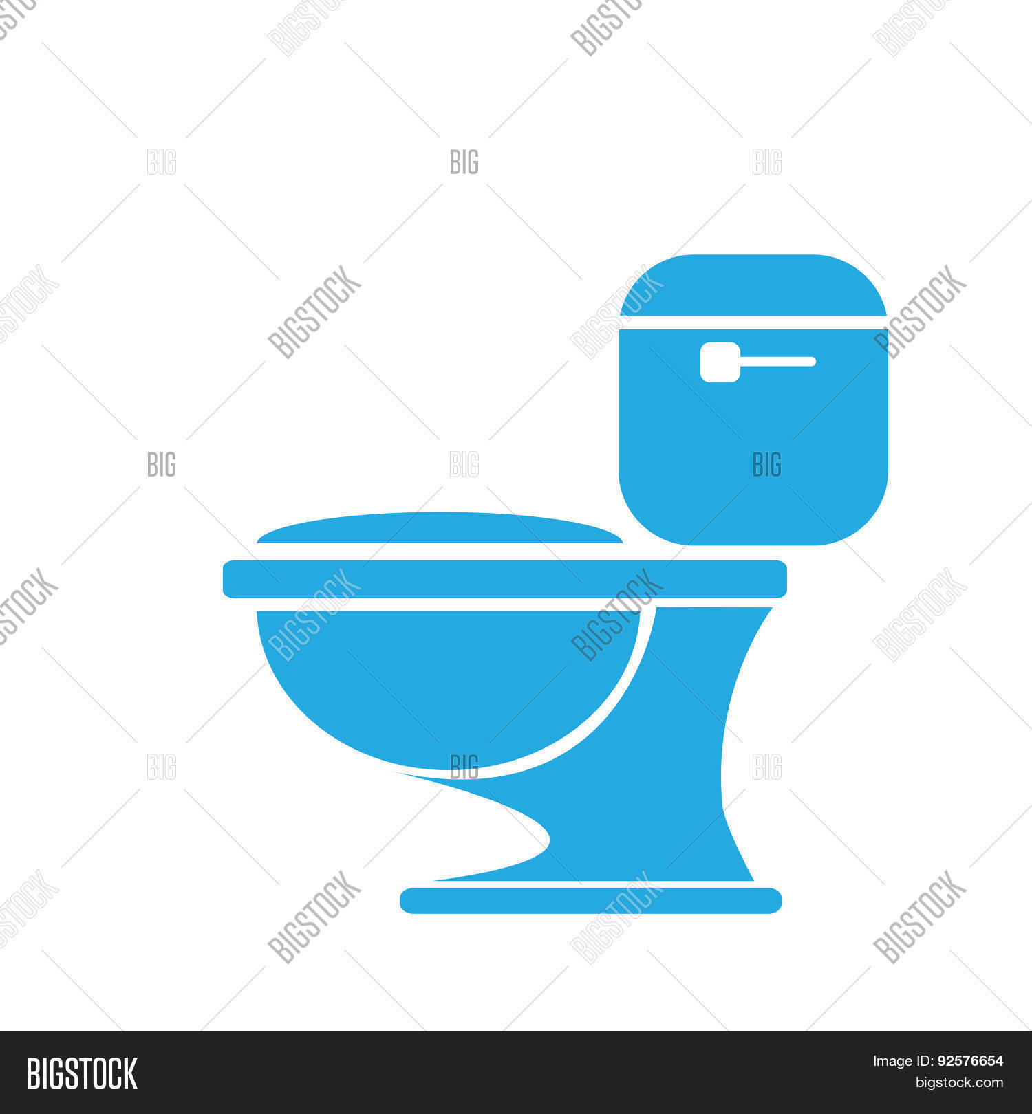 Vector Toilet Symbol Vector & Photo (Free Trial) | Bigstock
