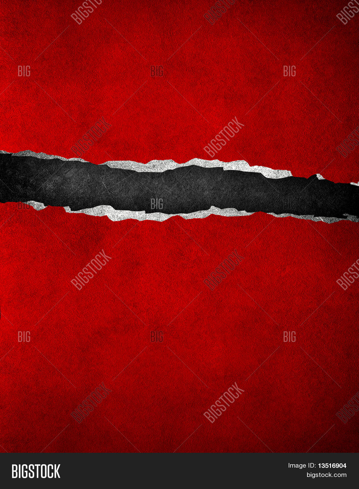 Red Cracked Paper Image & Photo (Free Trial) | Bigstock