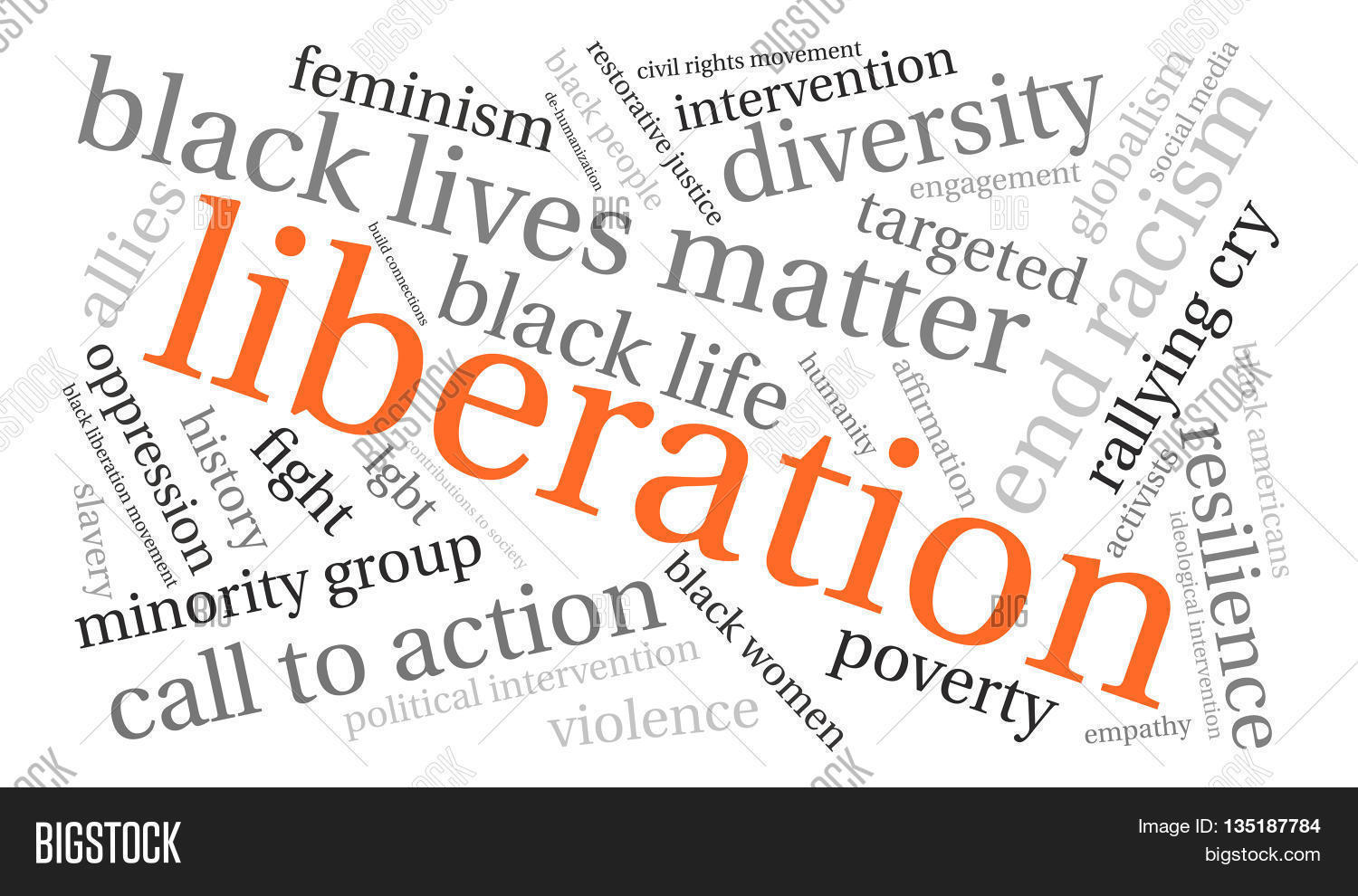 Liberation Word Cloud Vector & Photo (Free Trial) | Bigstock