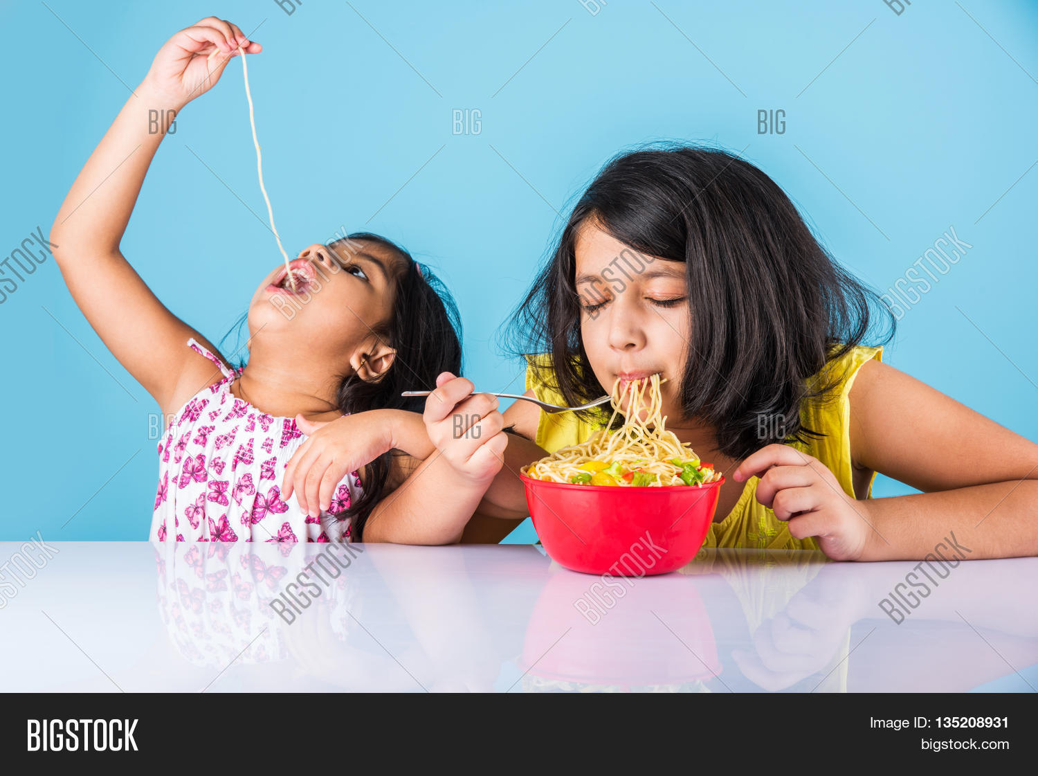 Happy Asian Children Eating Image & Photo | Bigstock