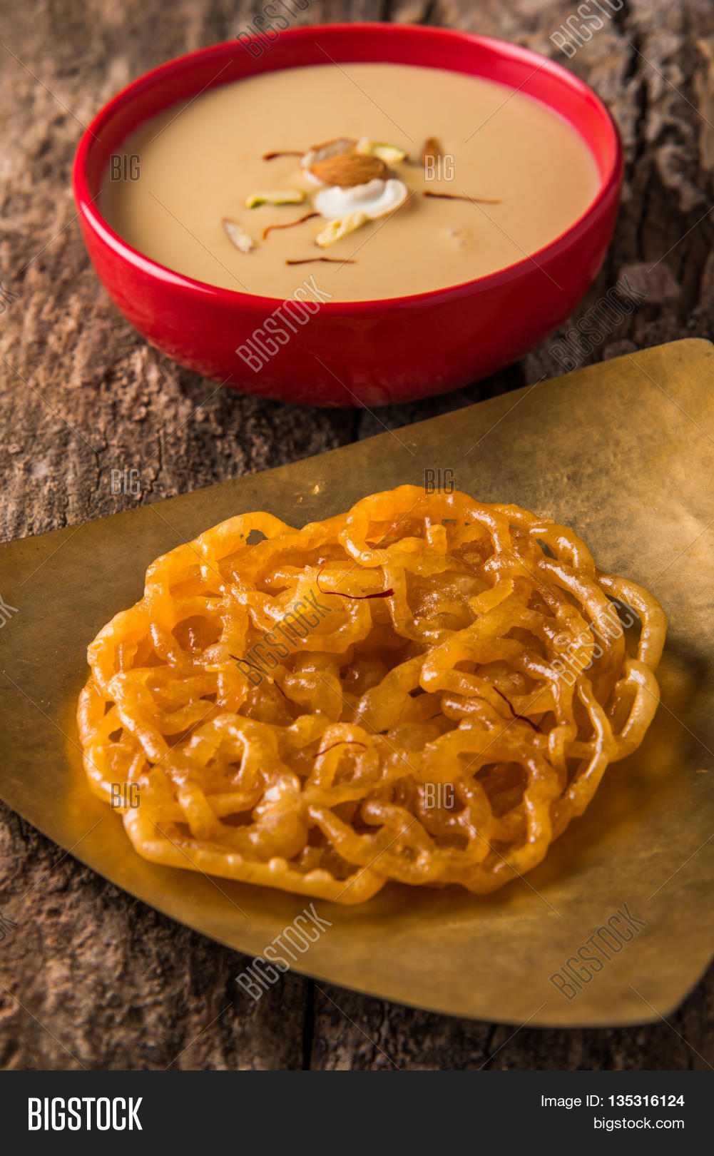 Jalebi Imarati Rabdi Image & Photo (Free Trial) | Bigstock