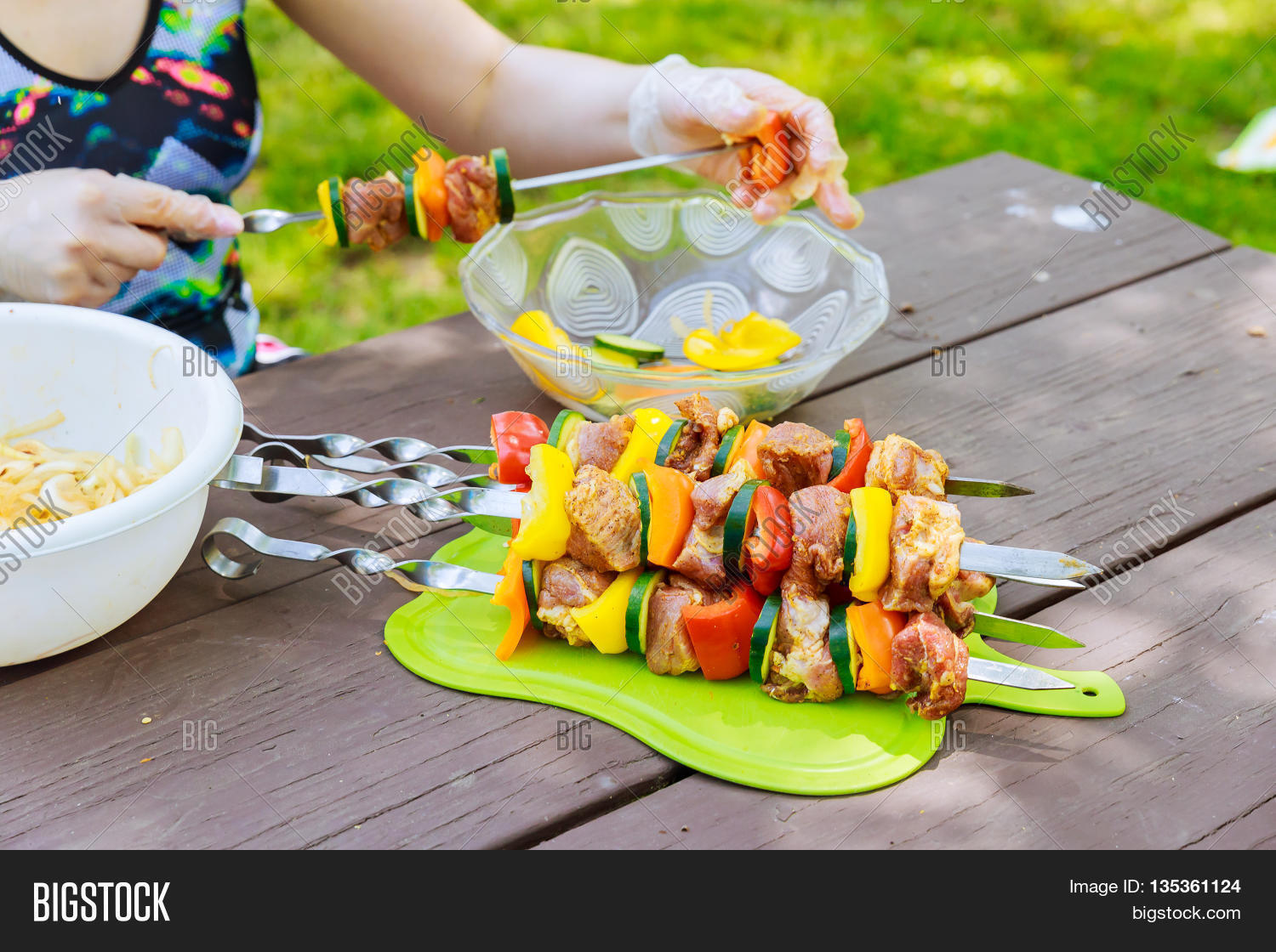 Shish Kebab Cooking On Image & Photo (Free Trial) | Bigstock