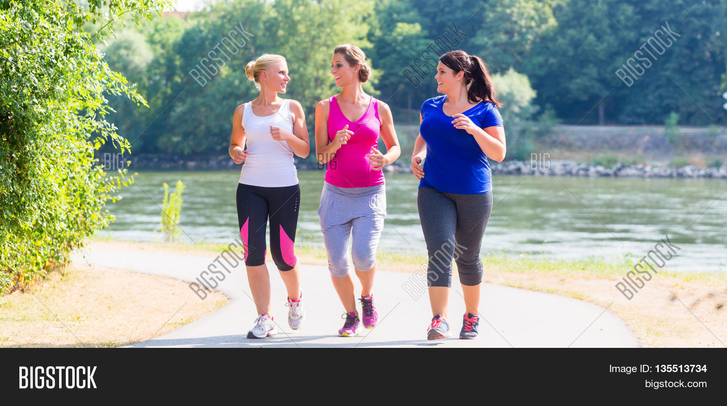Group Women Running Image & Photo (Free Trial) | Bigstock