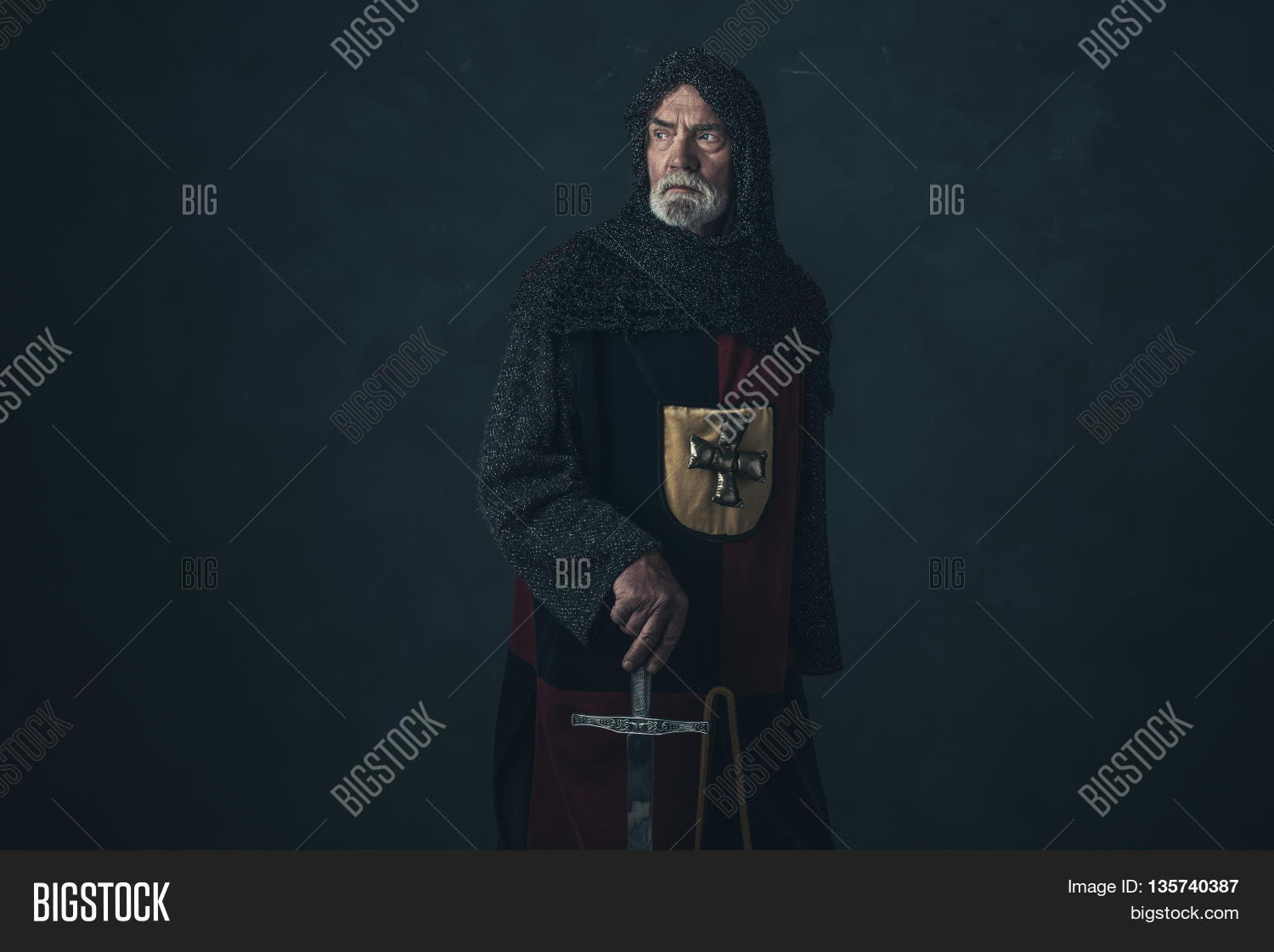 Knight Beard Hauberk Image & Photo (Free Trial) | Bigstock