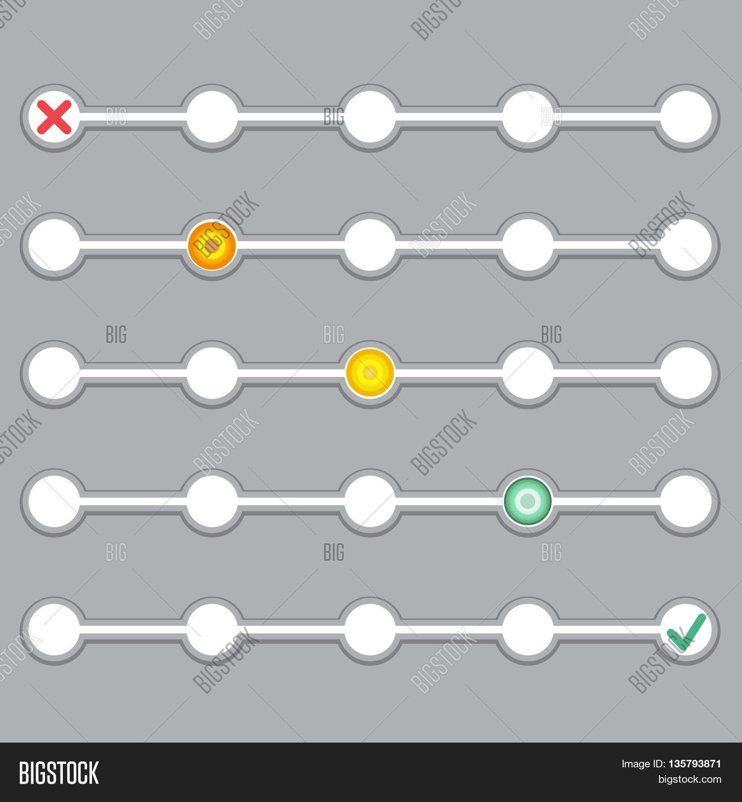 Progress Indicator. Vector & Photo (Free Trial) | Bigstock