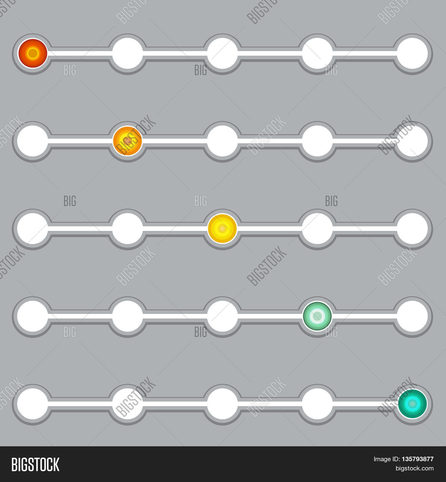Progress Indicator. Vector & Photo (Free Trial) | Bigstock