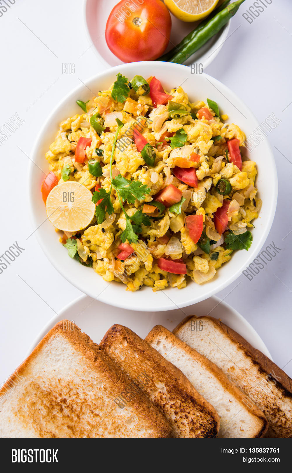 Masala Anda Bhurji Egg Image & Photo (Free Trial) | Bigstock