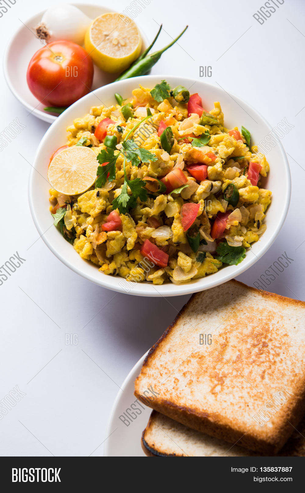Masala Anda Bhurji Egg Image & Photo (Free Trial) | Bigstock