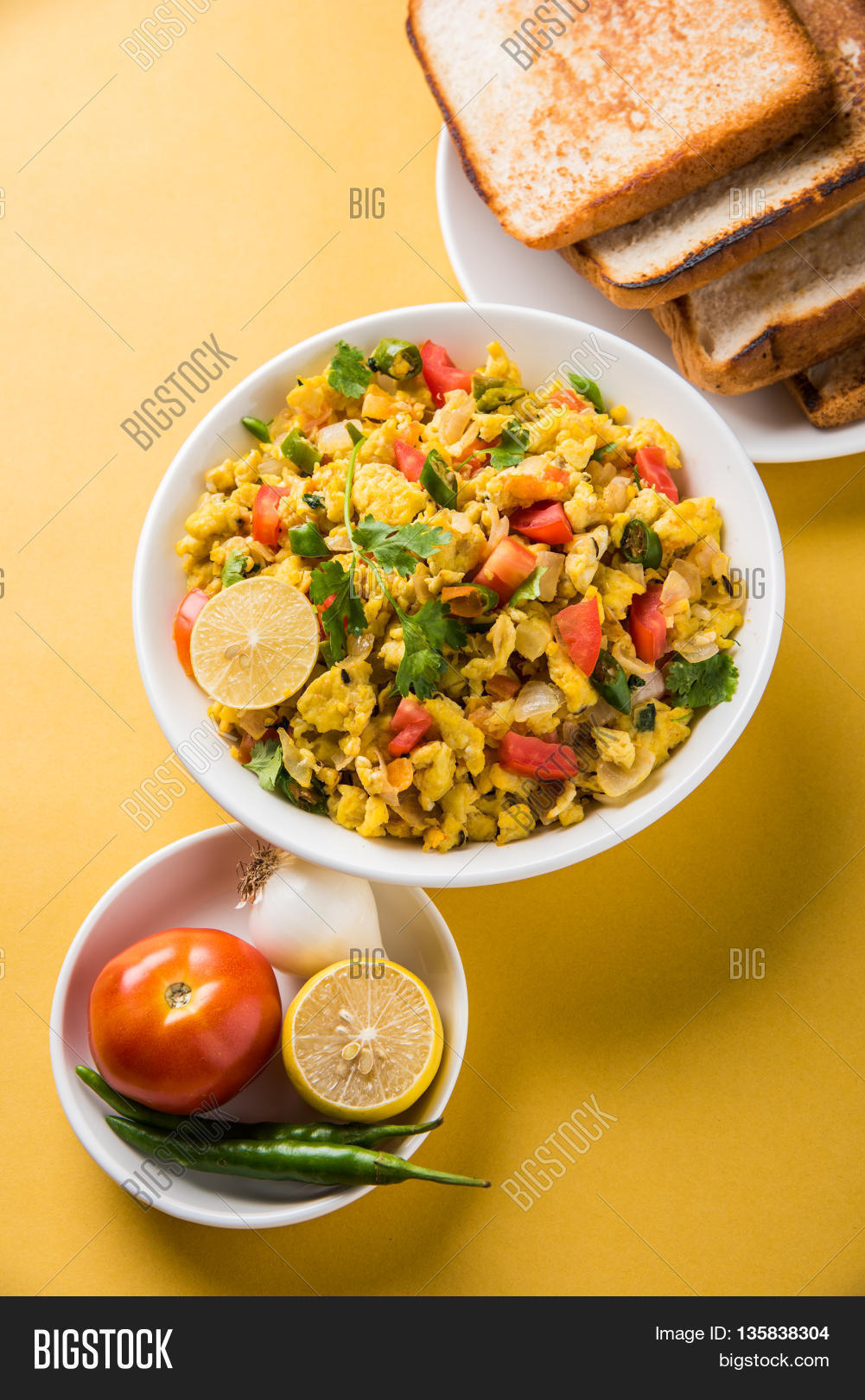 Masala Anda Bhurji Egg Image & Photo (Free Trial) | Bigstock