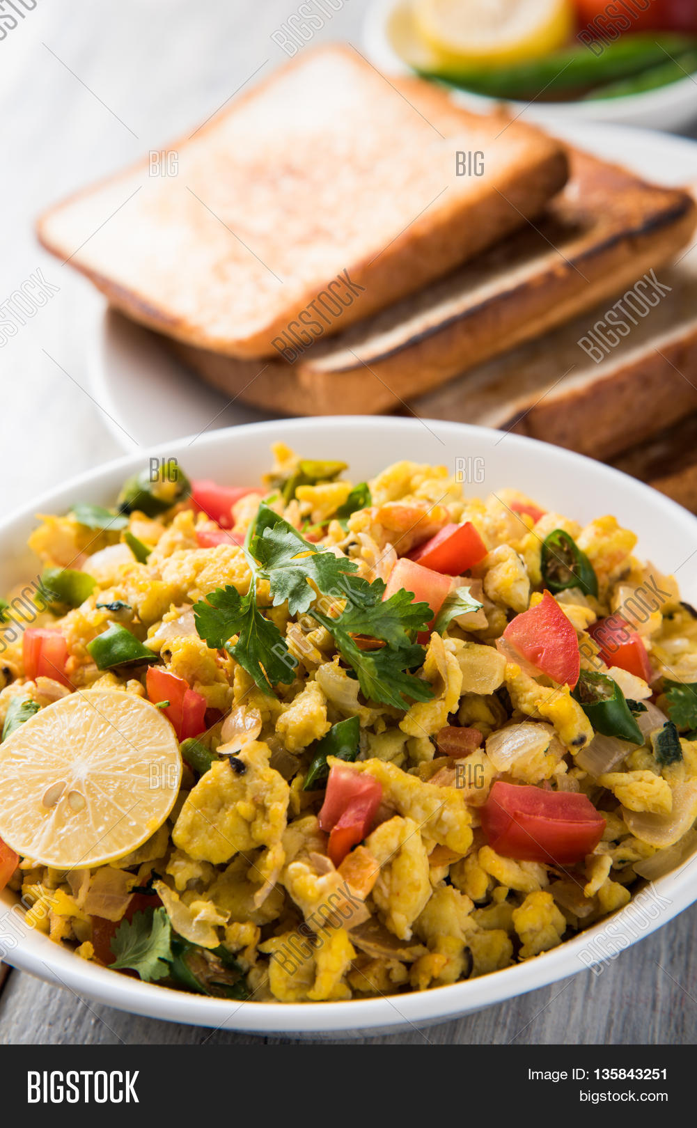 Masala Anda Bhurji Egg Image & Photo (Free Trial) | Bigstock