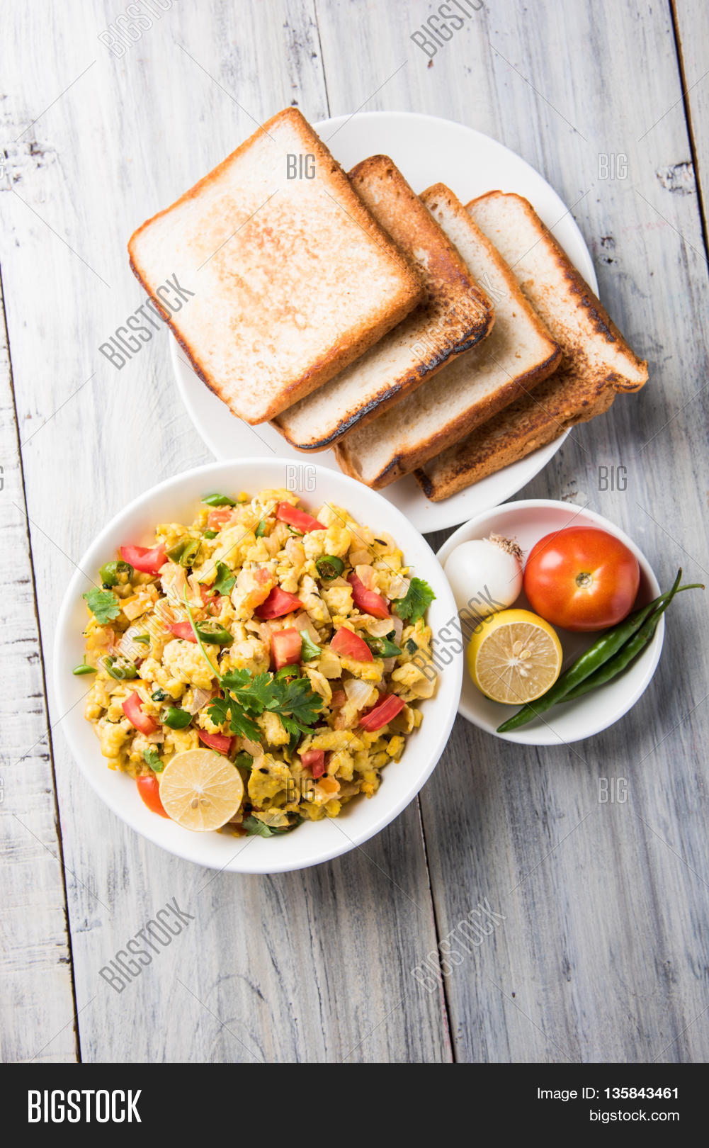 Masala Anda Bhurji Egg Image & Photo (Free Trial) | Bigstock