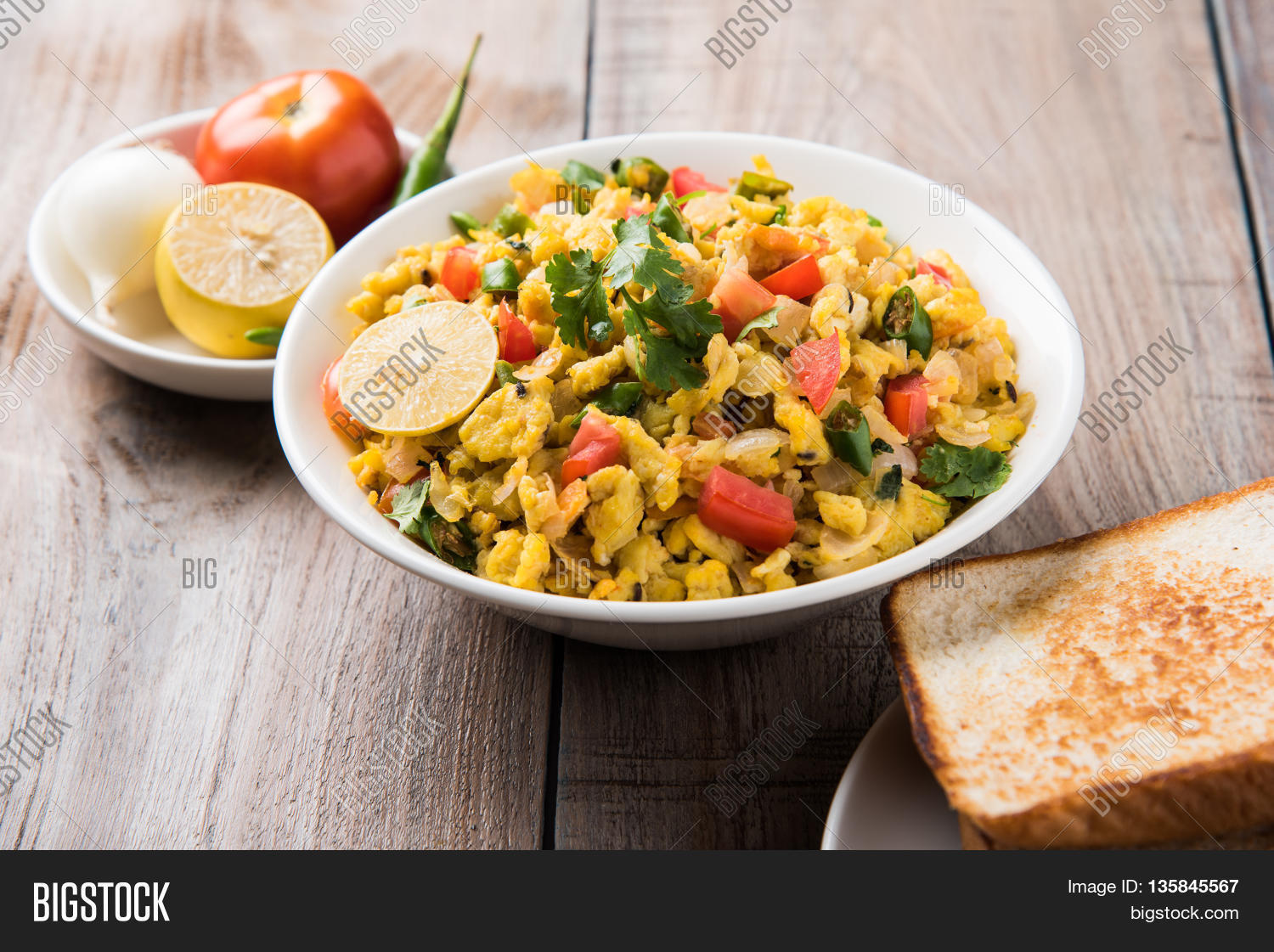 Masala Anda Bhurji Egg Image & Photo (Free Trial) | Bigstock