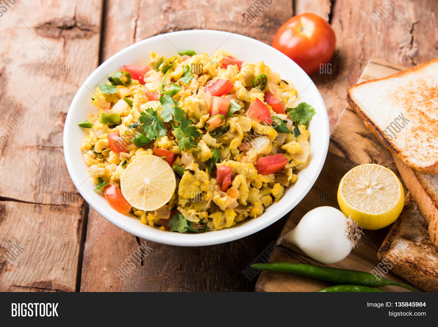 Masala Anda Bhurji Egg Image & Photo (Free Trial) | Bigstock