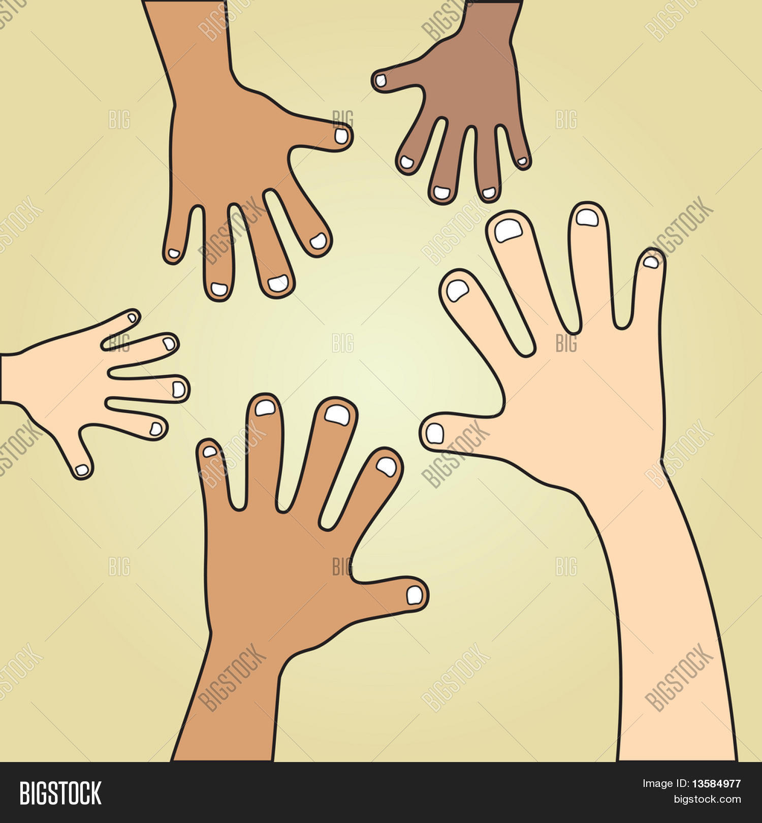 Various Skin Tones Vector & Photo (Free Trial) | Bigstock