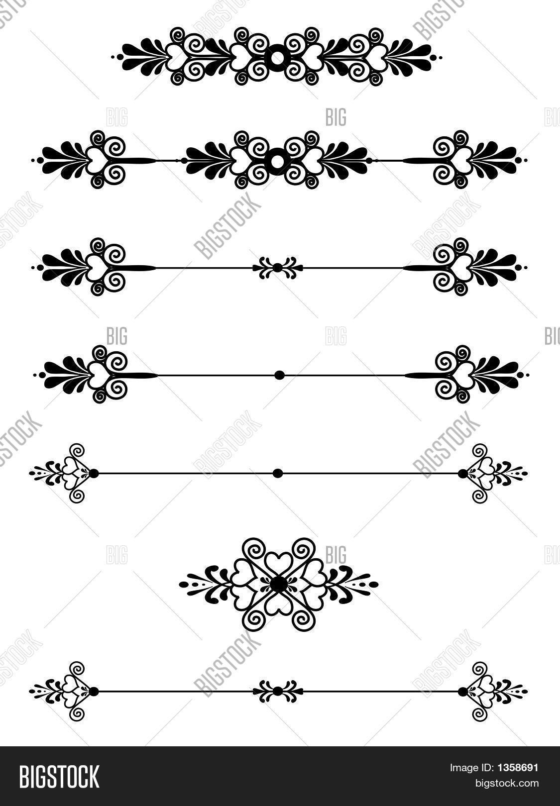 Ornamental Bar Line Image & Photo (Free Trial) | Bigstock
