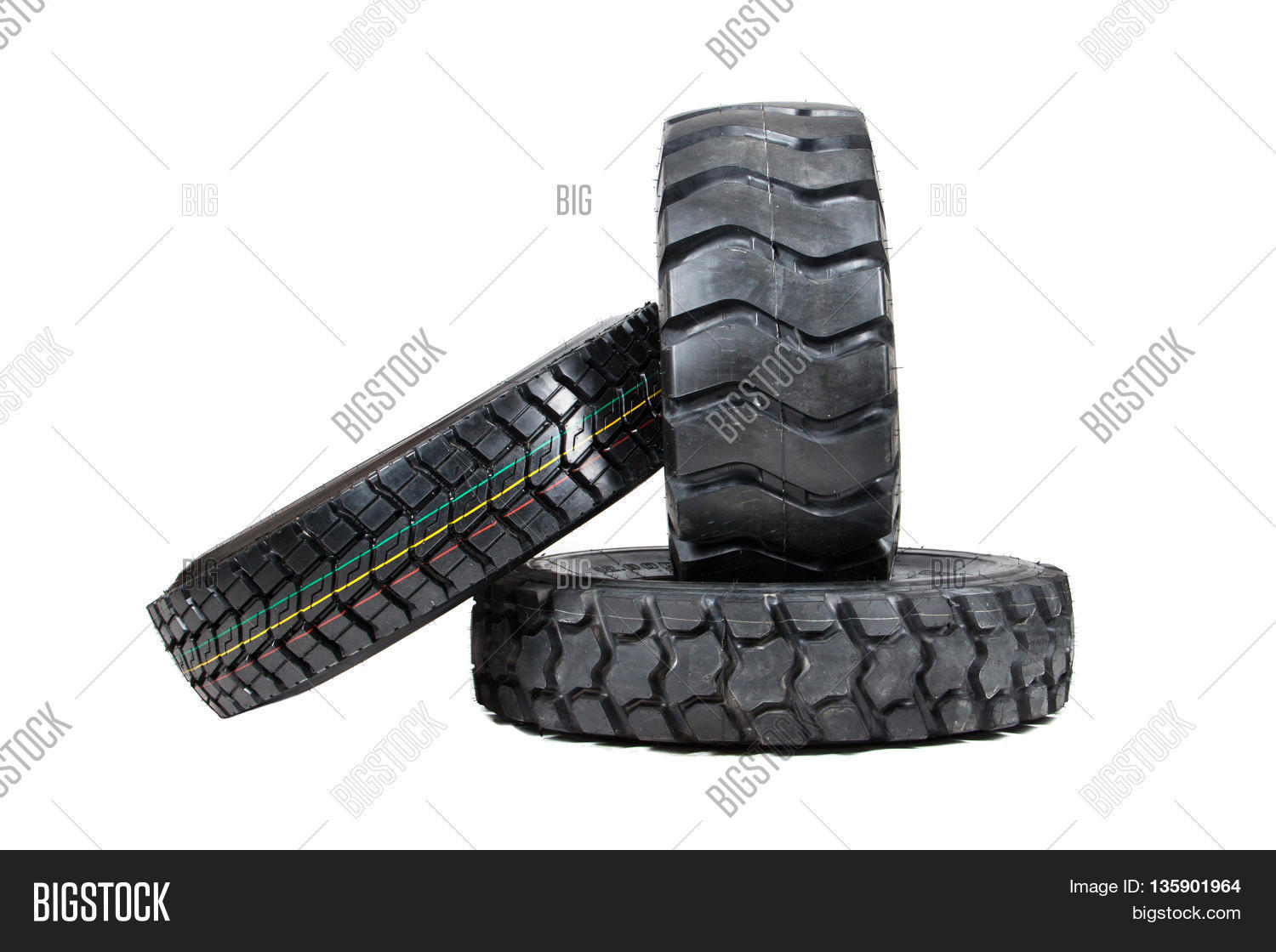 Car Tire Isolated On Image & Photo (Free Trial) | Bigstock