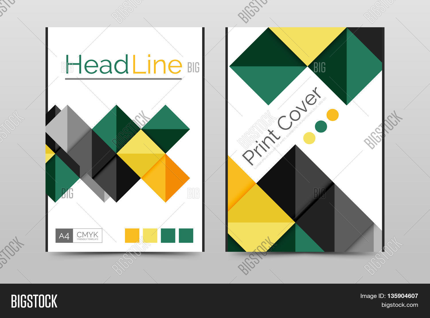 Geometric Brochure Image & Photo (Free Trial) | Bigstock