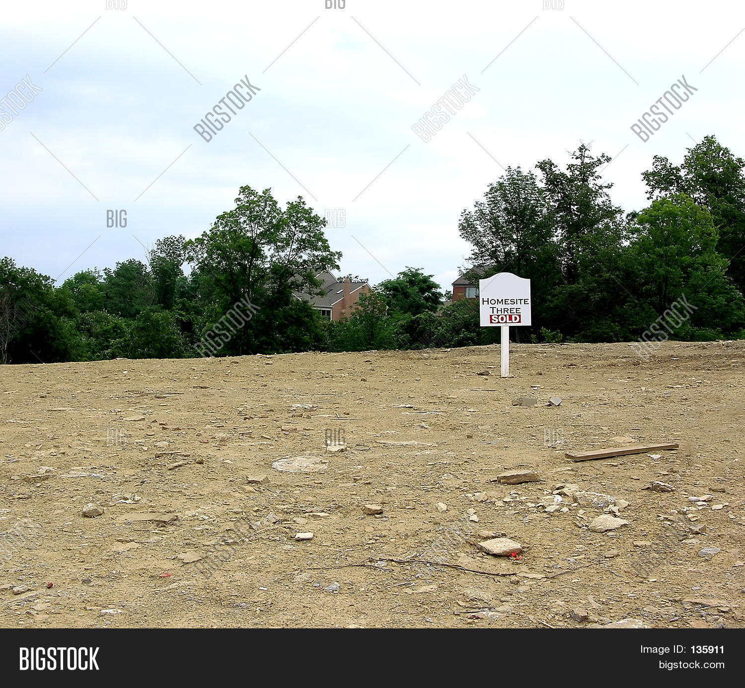 Empty Home Site Sold Image & Photo (Free Trial) | Bigstock