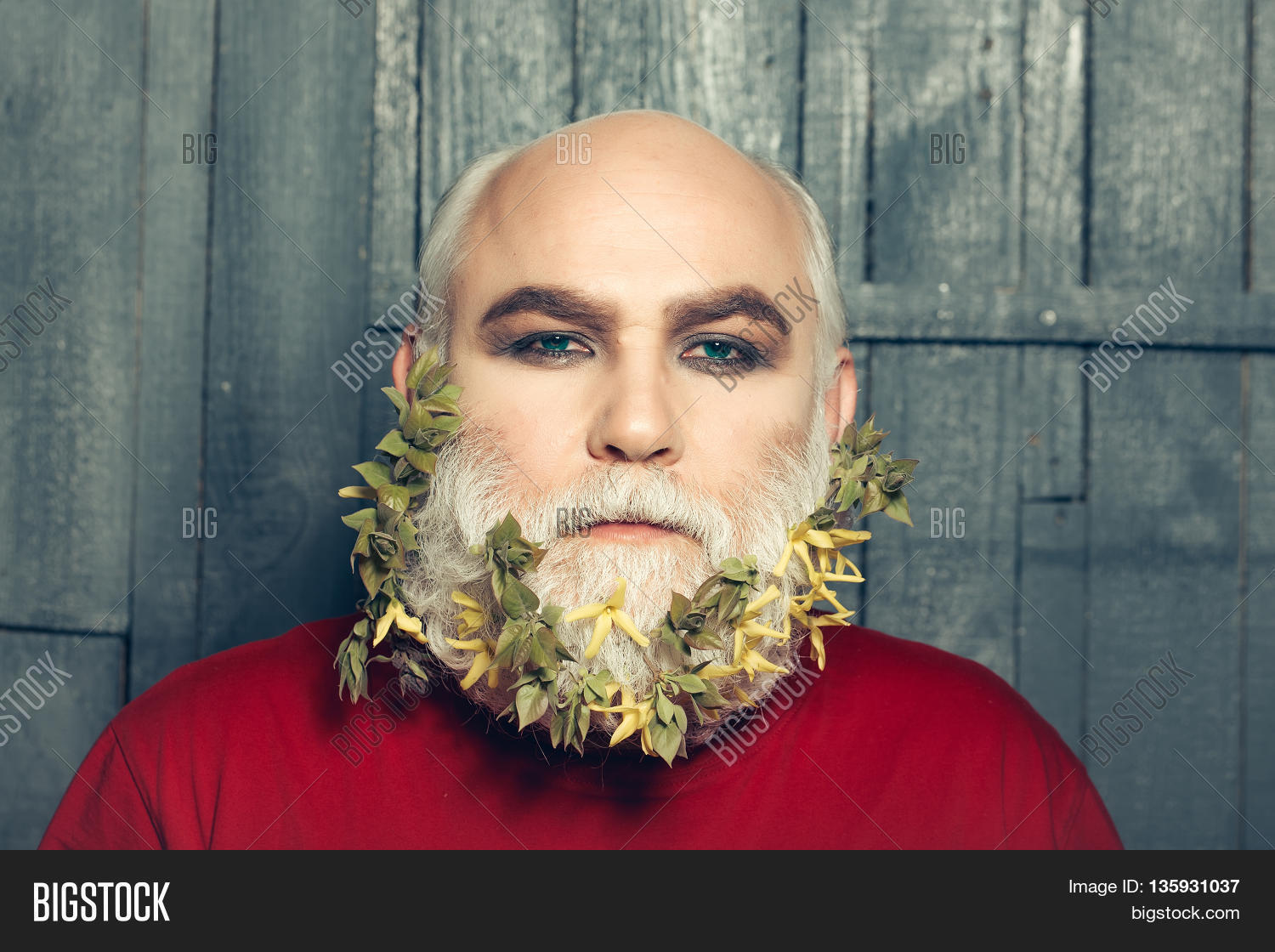 Old Man Flowers Leaves Image & Photo (Free Trial) | Bigstock