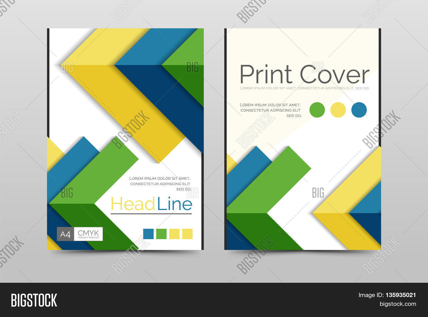 Geometric Brochure Image & Photo (Free Trial) | Bigstock