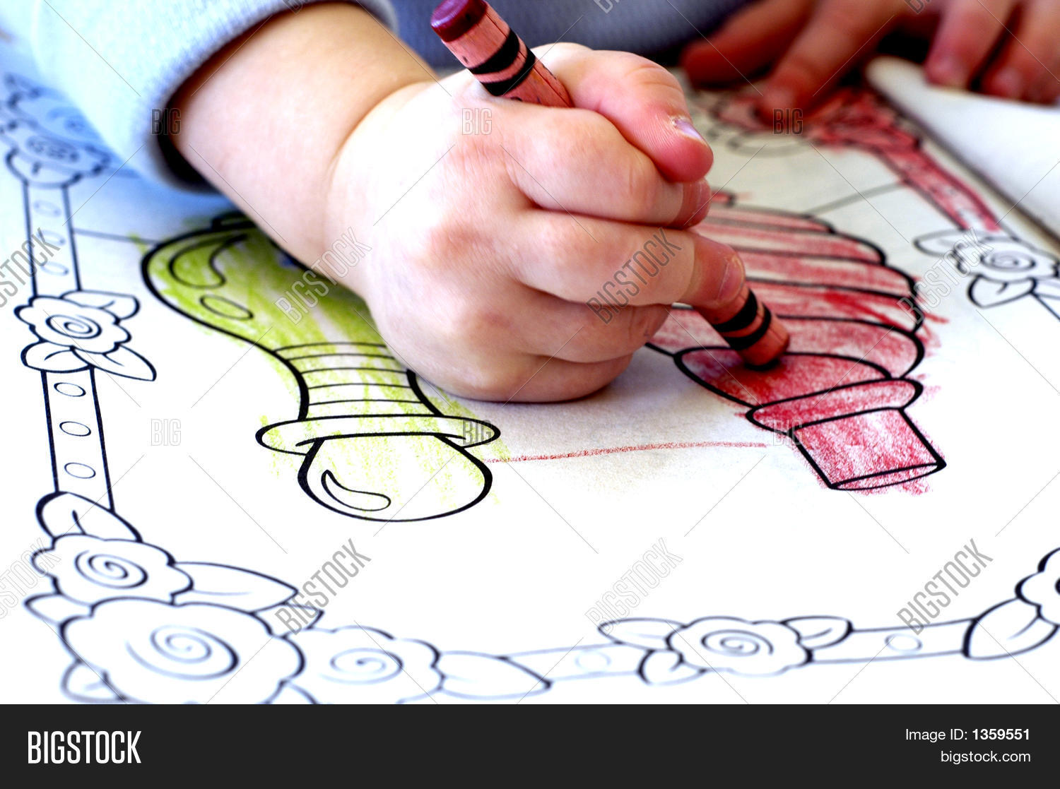 Child Coloring Image & Photo (Free Trial) | Bigstock