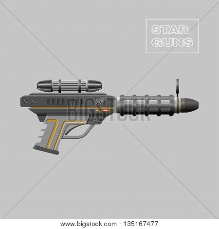 Star Guns. Video Game Vector & Photo (Free Trial) | Bigstock