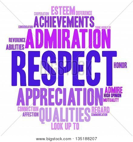 Respect Word Cloud Vector & Photo (Free Trial) | Bigstock