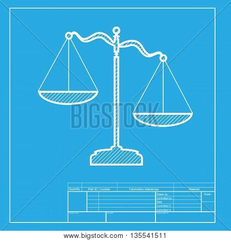Scales Justice Sign. Vector & Photo (Free Trial) | Bigstock
