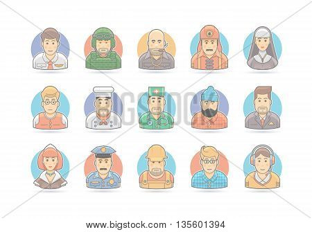 Cartoon People Icon Vector & Photo (Free Trial) | Bigstock