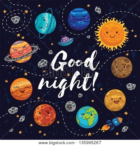 Good Night. Awesome Vector & Photo (Free Trial) | Bigstock