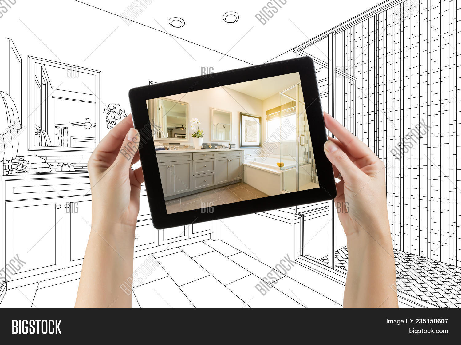 Hands Holding Computer Image & Photo (Free Trial) | Bigstock