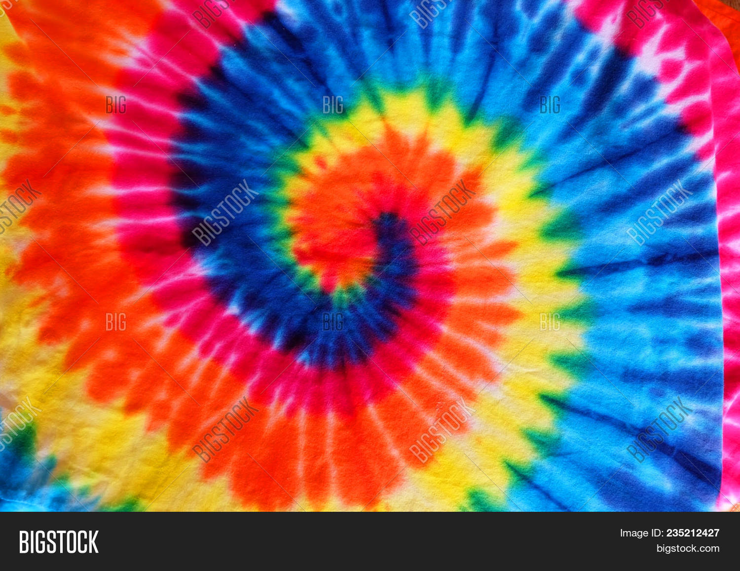 Close Tie Dye Fabric Image & Photo (Free Trial) | Bigstock