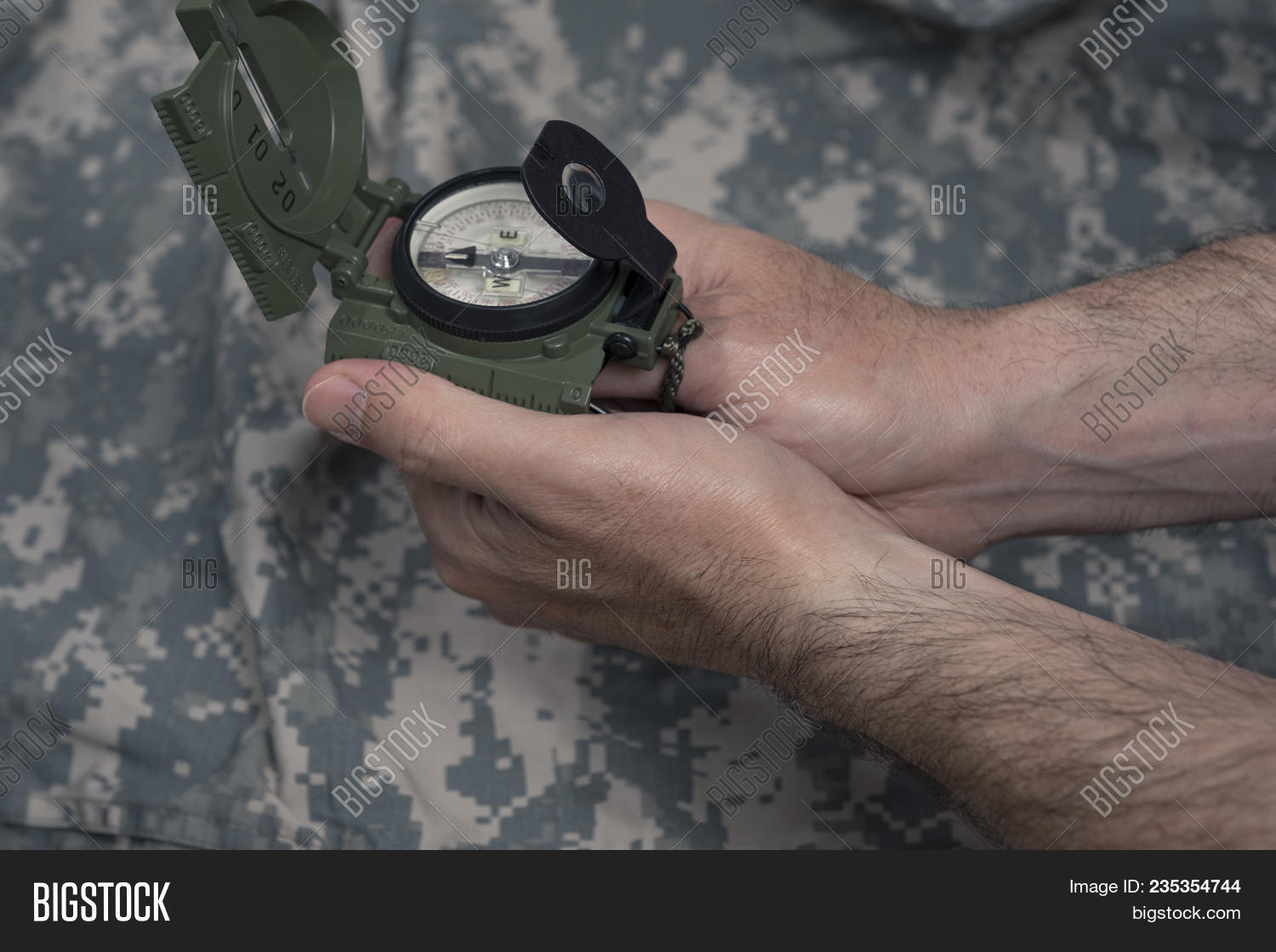Military Compass Map Image & Photo (Free Trial) | Bigstock