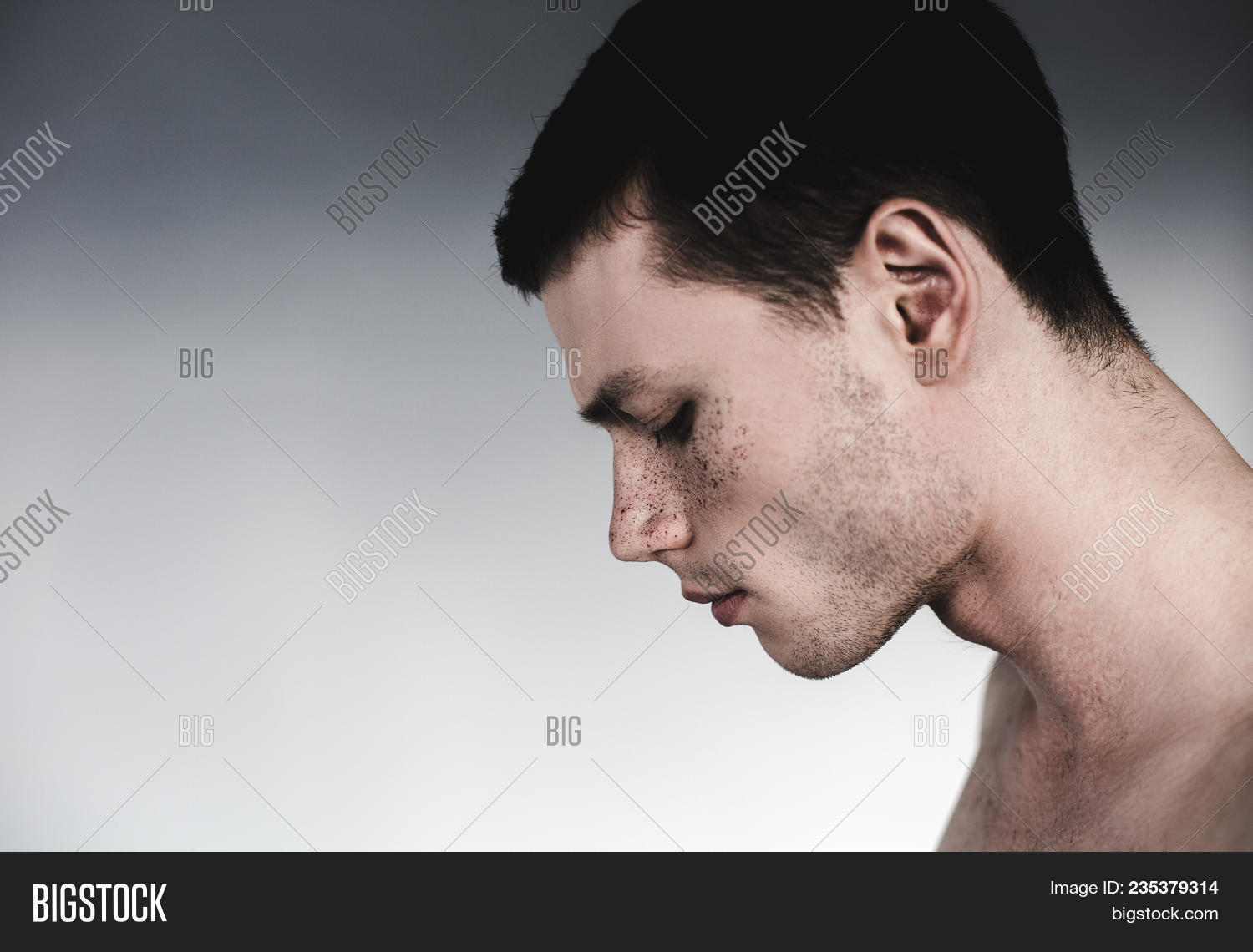 Side View Sad Man Image & Photo (Free Trial) | Bigstock