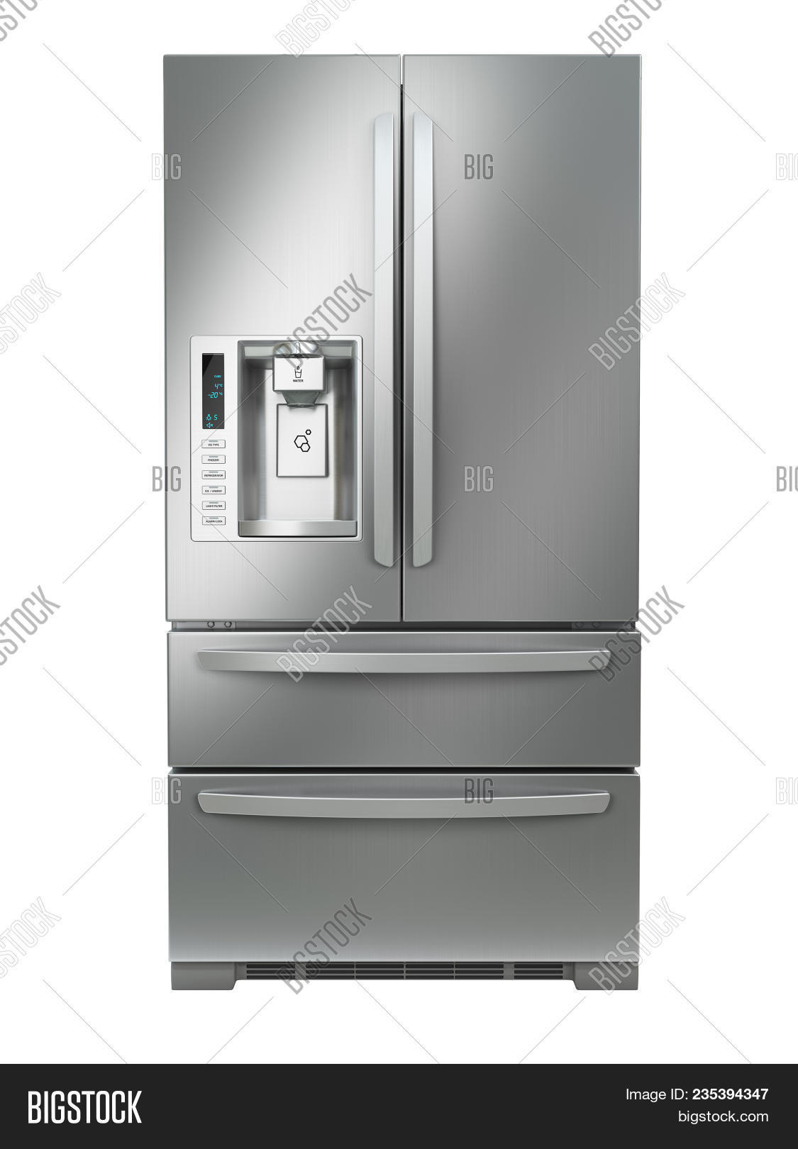 Fridge Freezer. Side Image & Photo (Free Trial) | Bigstock