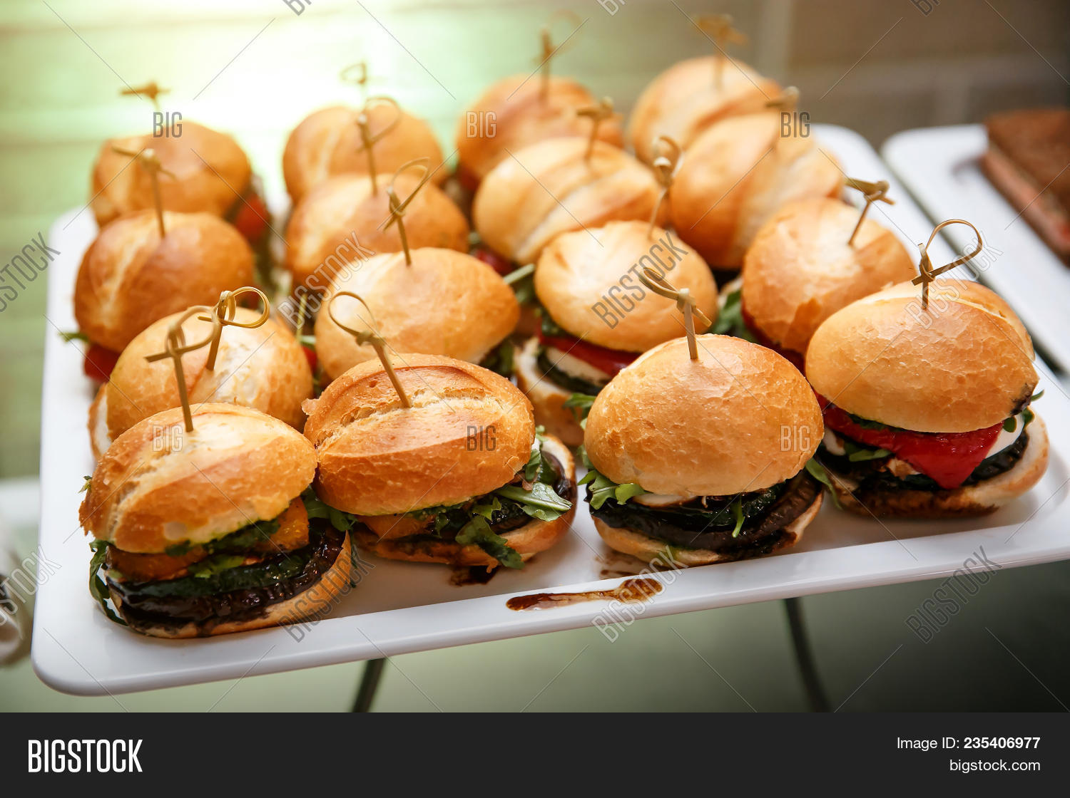 Mini Burger Canape Image & Photo (Free Trial) | Bigstock