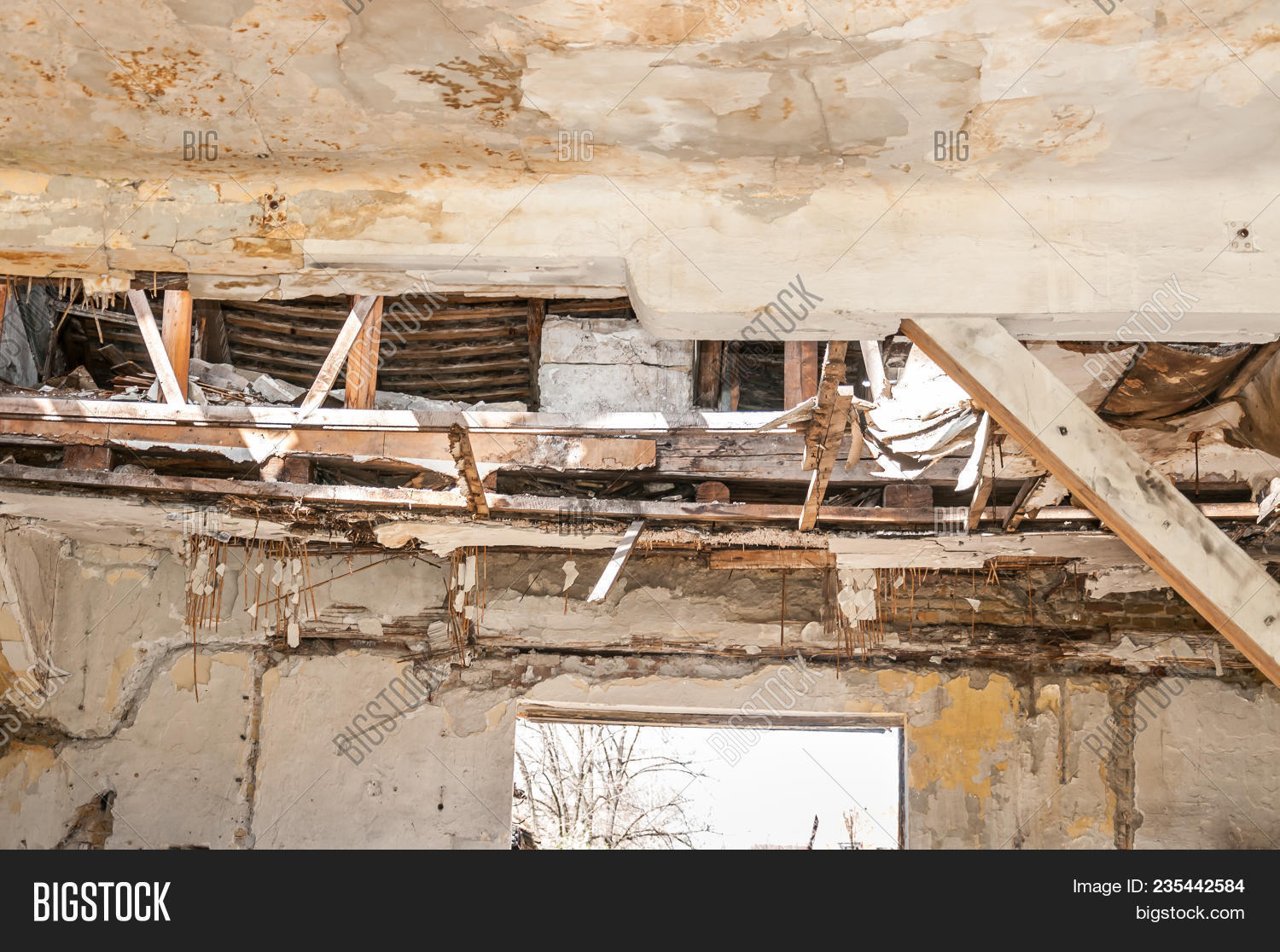 Damaged House Roof. Image & Photo (Free Trial) | Bigstock
