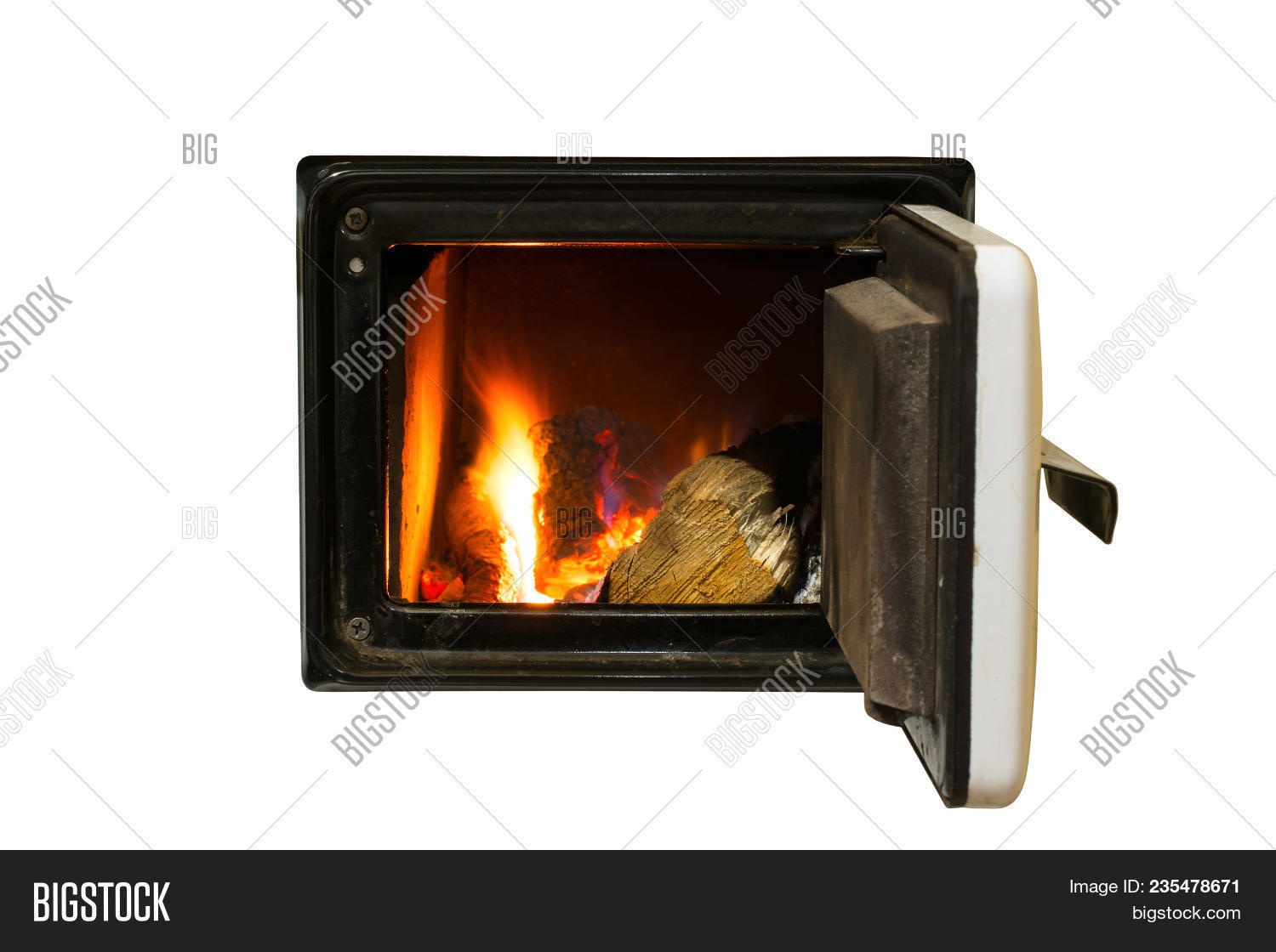 Open Firebox Hardwood Image & Photo (Free Trial) | Bigstock
