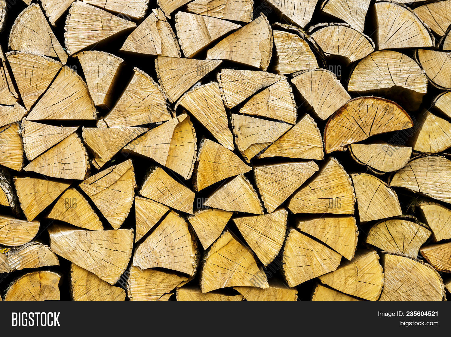 Chopped Logs Winter Image & Photo (Free Trial) | Bigstock
