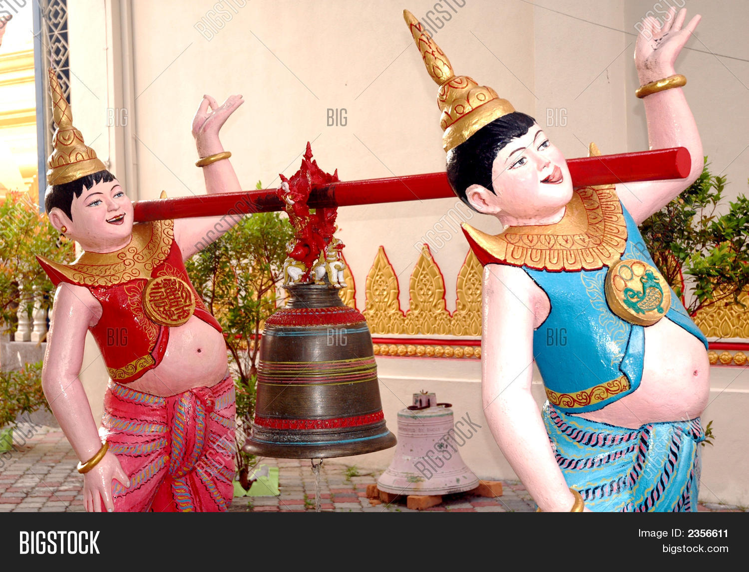 2 Males Carrying Bell Image & Photo (Free Trial) | Bigstock