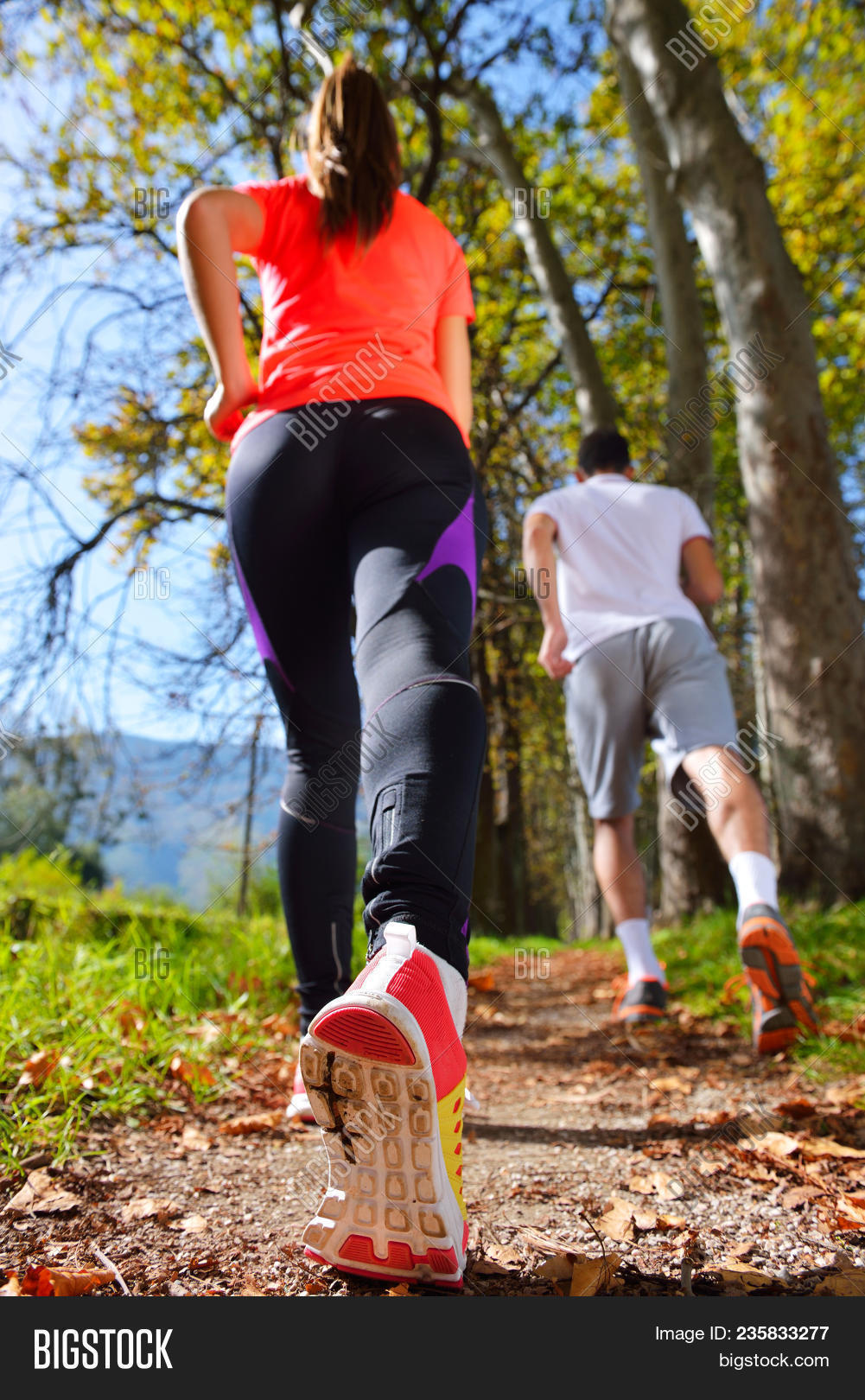 Young Couple Jogging Image & Photo (Free Trial) | Bigstock