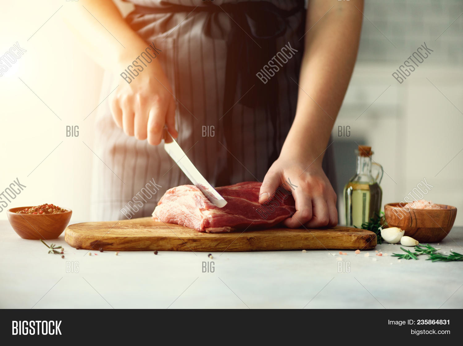Wooman Hands Cutting Image & Photo (Free Trial) | Bigstock