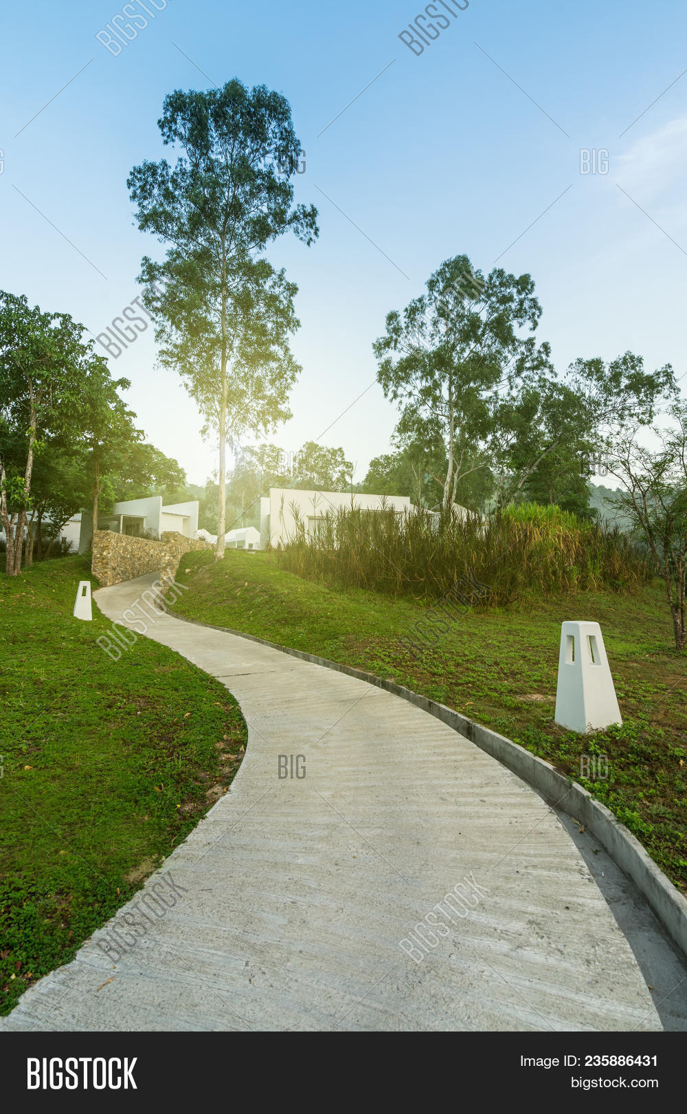 Abstract Walkway Park Image & Photo (Free Trial) | Bigstock