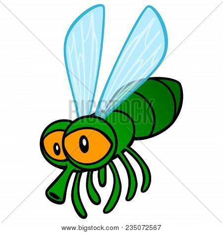 Fly Cartoon - Vector Vector & Photo (Free Trial) | Bigstock
