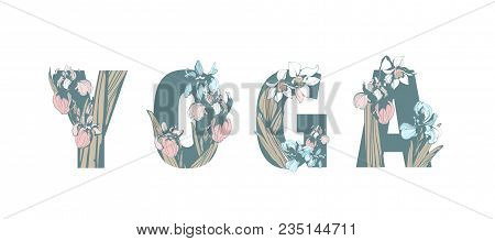 Letters Yoga Images, Illustrations & Vectors (Free) - Bigstock