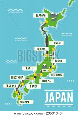 Cartoon Vector Map Vector & Photo (Free Trial) | Bigstock