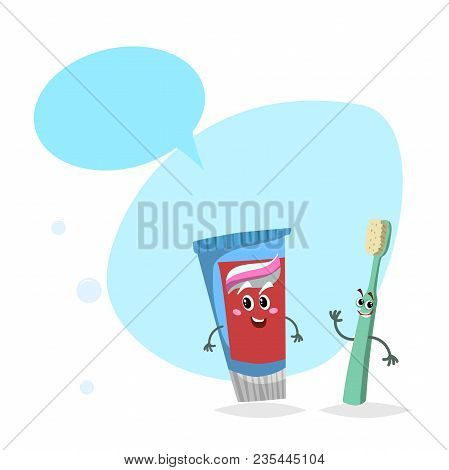 Cartoon Toothpaste Vector & Photo (Free Trial) | Bigstock